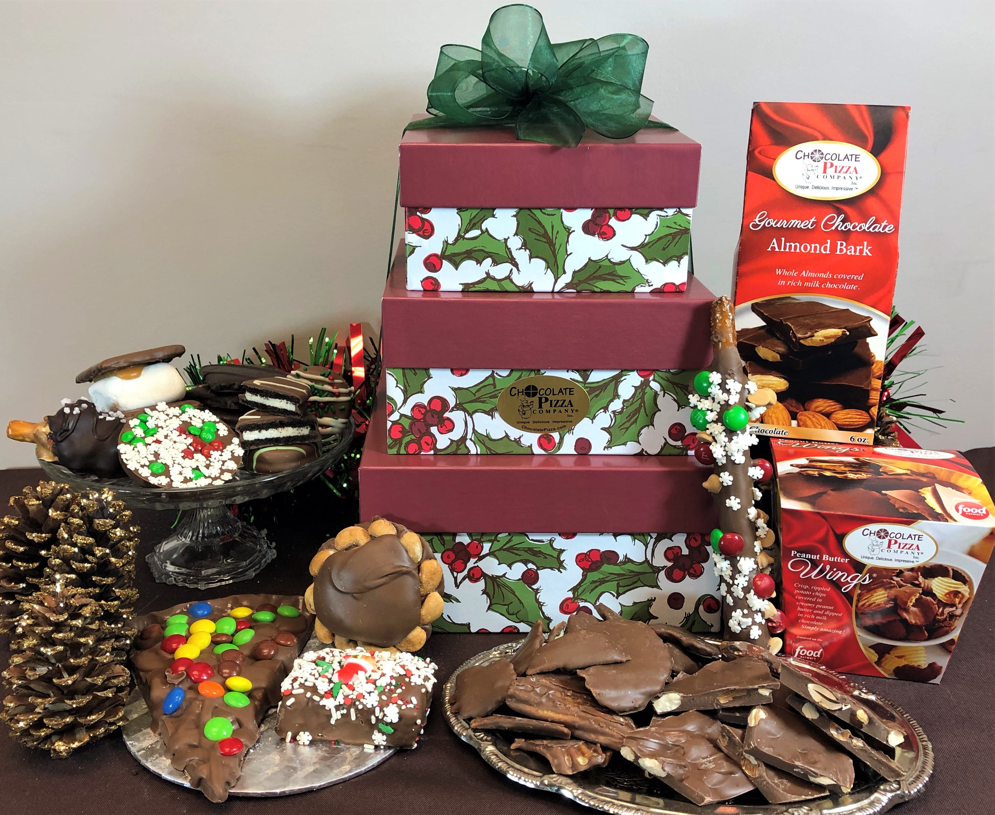 Chocolate Party Tower Gift Box | Three-Tier Tower