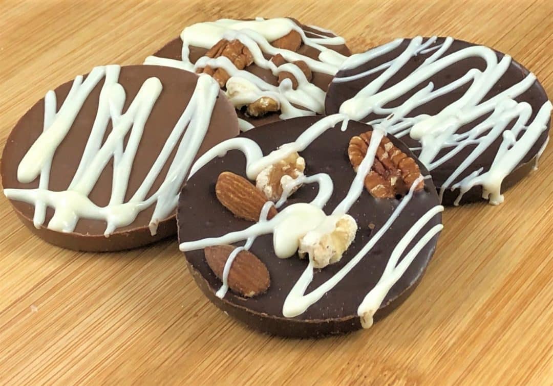 Mini Chocolate Pizzas - Gourmet Chocolate Treats