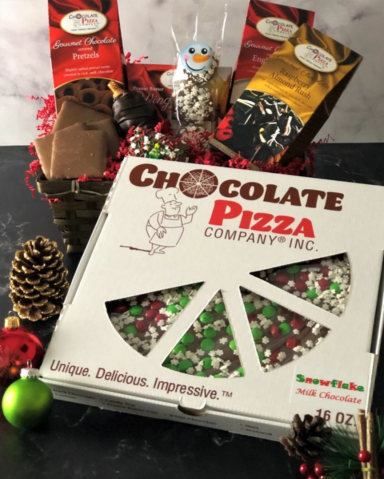 Holiday Magic Gift Basket - Chocolate Pizza and More