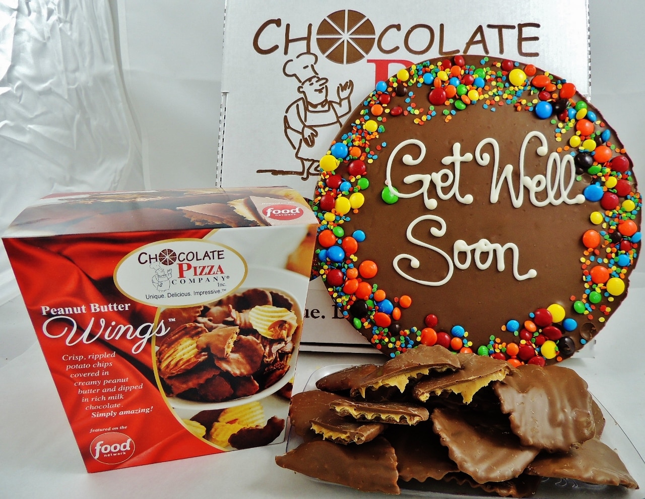 Get Well Soon Chocolate Pizza - Chocolate Pizza Company