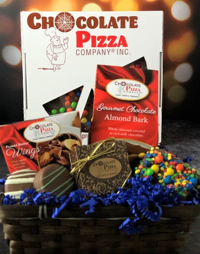 Chocolate Pizza Gift Basket - Chocolate Gift Basket