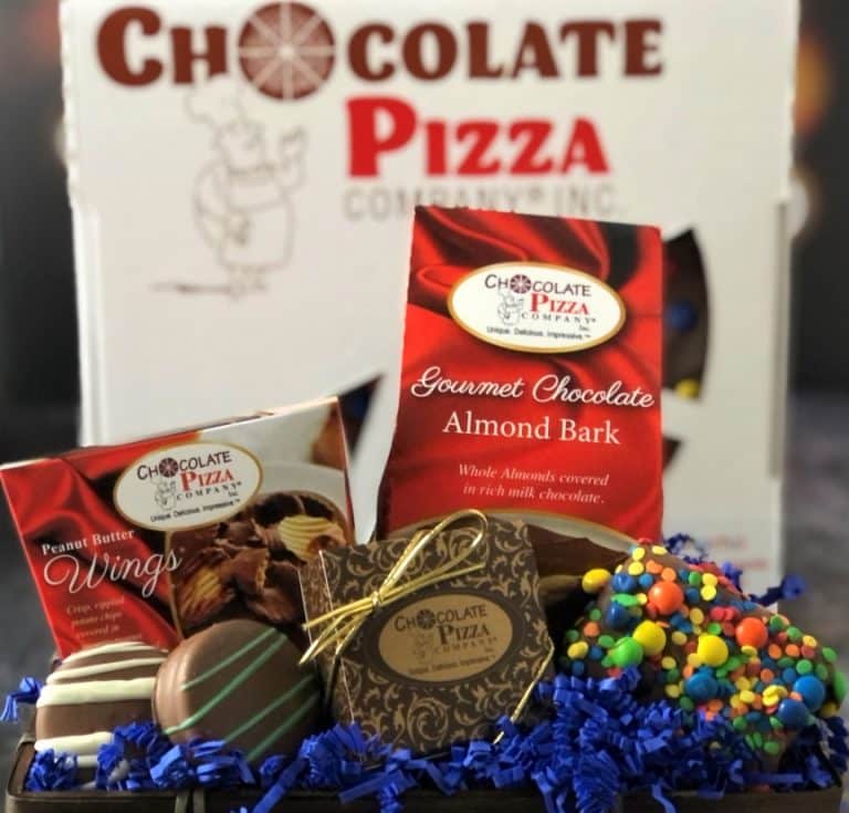 Chocolate Pizza Gift Basket - Chocolate Gift Basket