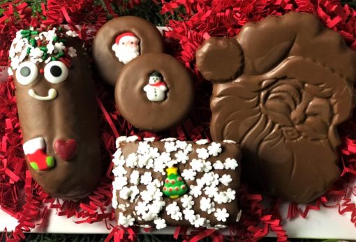 Secret Santa Chocolate Gifts - Holiday Gift Tote