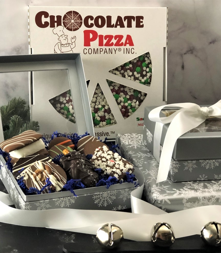 Winter Treasures Gift Box and Holiday Chocolate Pizza