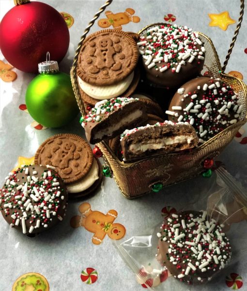 Gourmet Chocolate-Covered Gingerbread Cookies